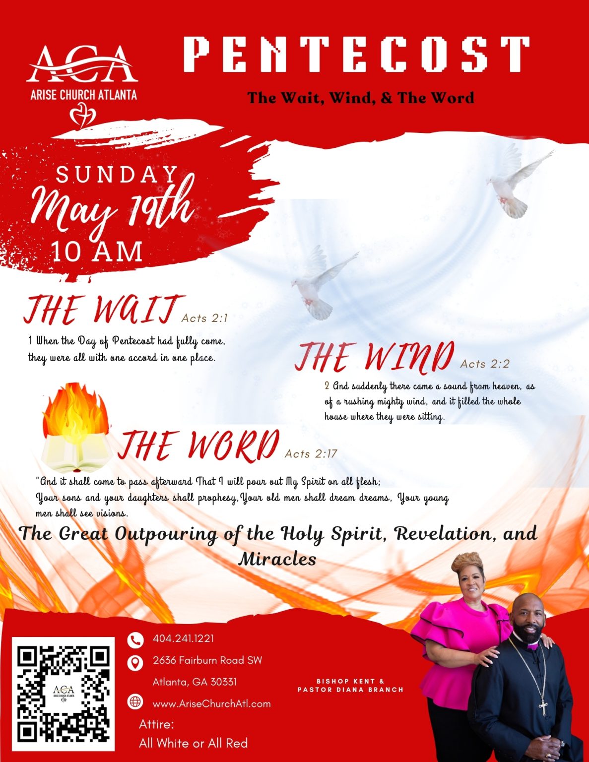Pentecost 2024 Sunday, May 19th at 10 am - Arise Church Atlanta